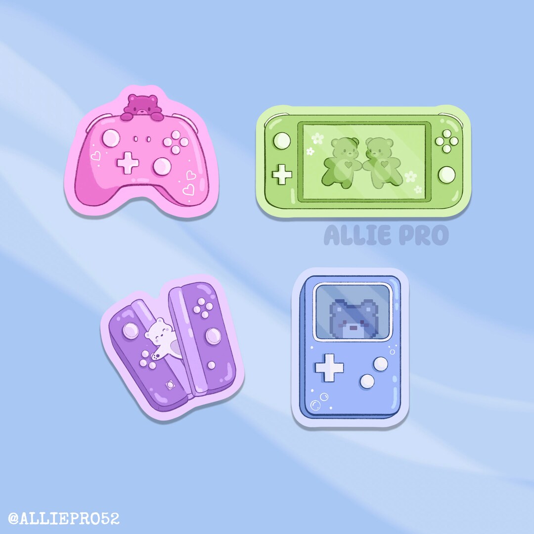Game Console Sticker Pack - Etsy