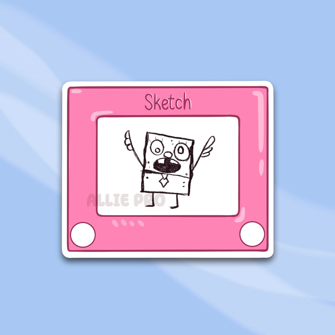 Doodlebob Sticker - Etsy