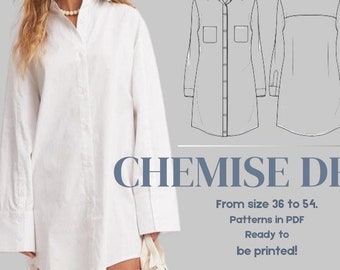 Envelope Dress/ Wrap Dress - PDF PATTERN - 10 Sizes S to 3XL - Etsy