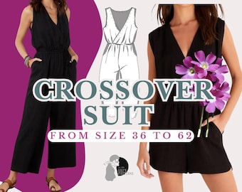 Crossover Suit - PDF - SIZES 36 TO 62 - Etsy