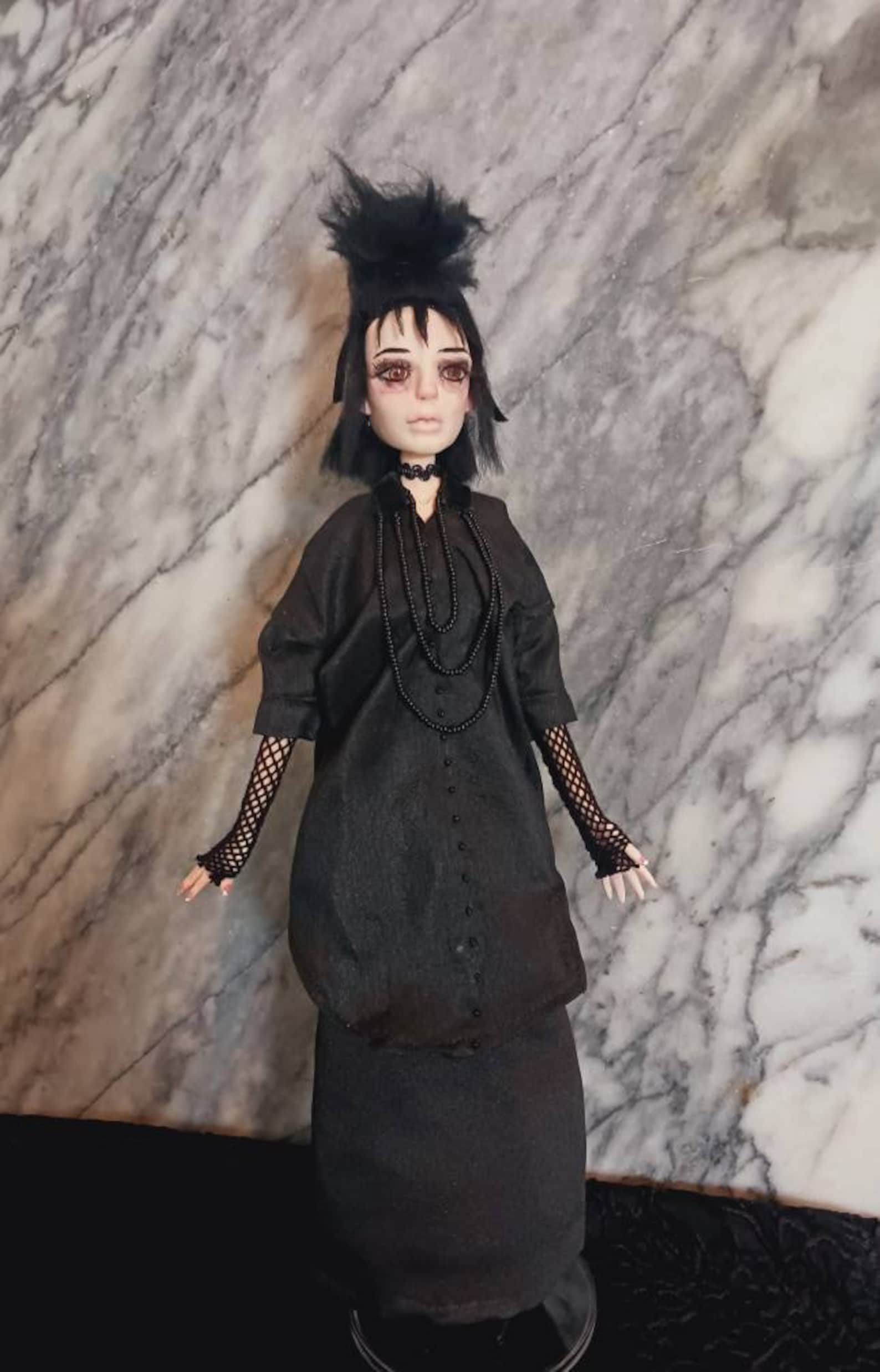 Lydia Deetz Beetlejuice OOAK Art Doll - Etsy