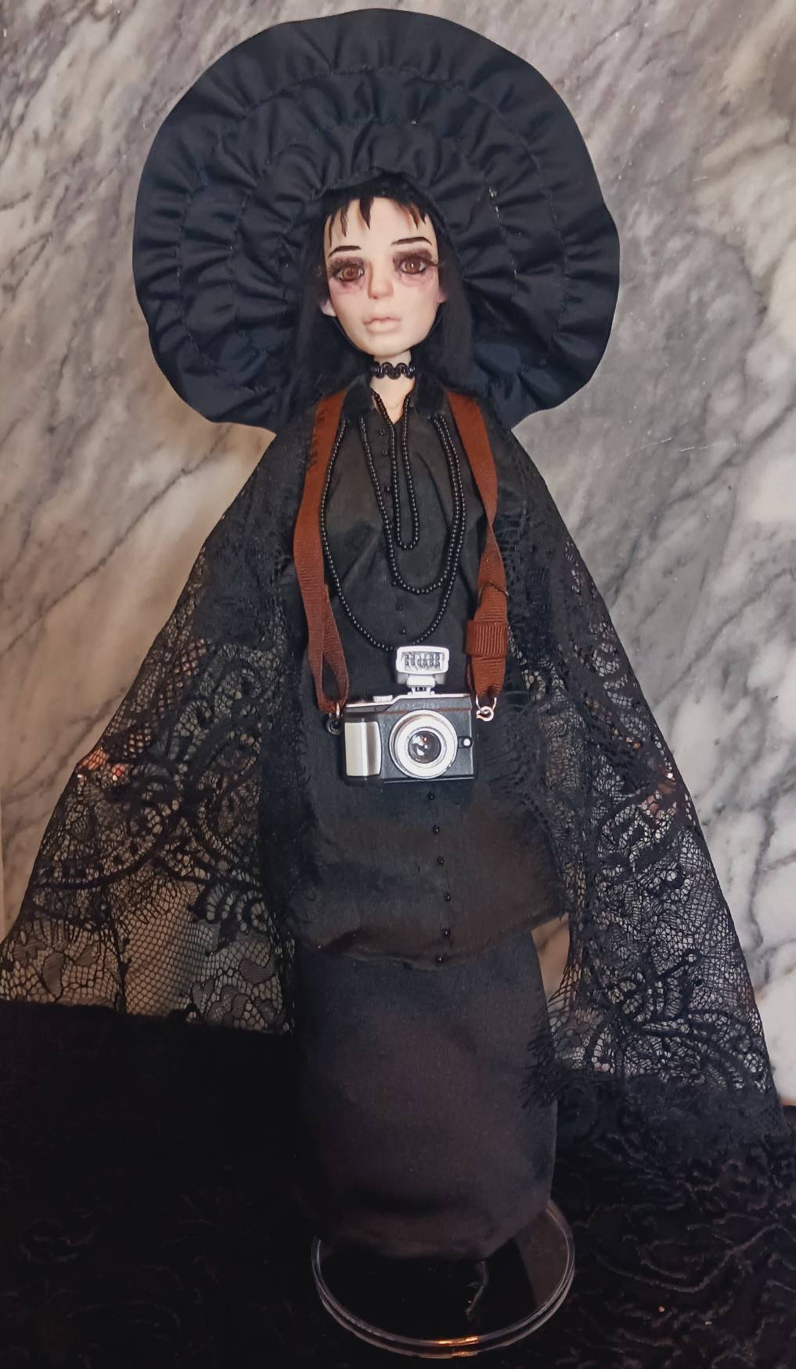 Lydia Deetz Beetlejuice OOAK Art Doll - Etsy