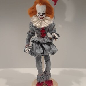 Pennywise the Dancing Clown Posable OOAK Art Doll by Moninesfaeries - Etsy