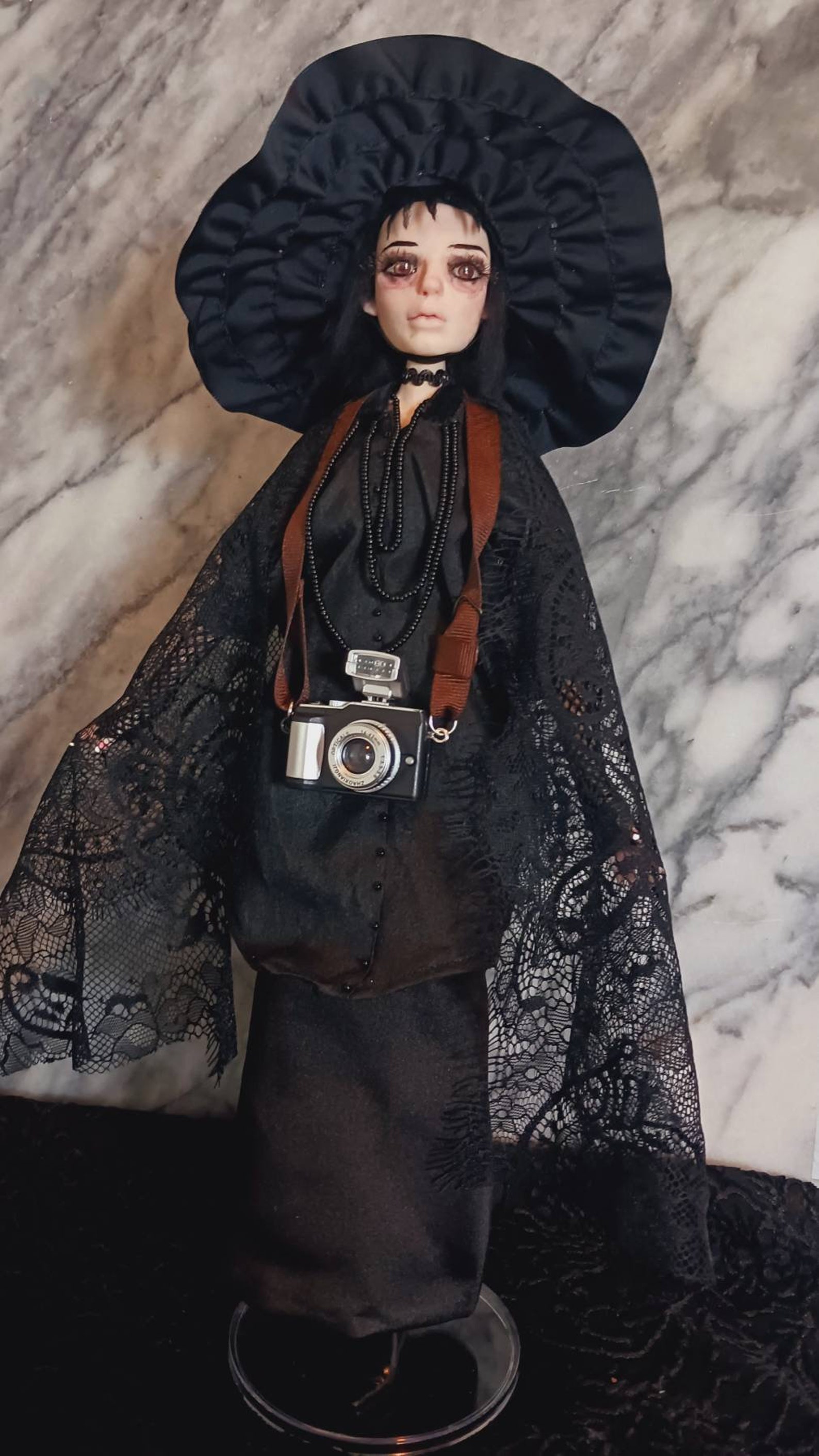 Lydia Deetz Beetlejuice OOAK Art Doll - Etsy