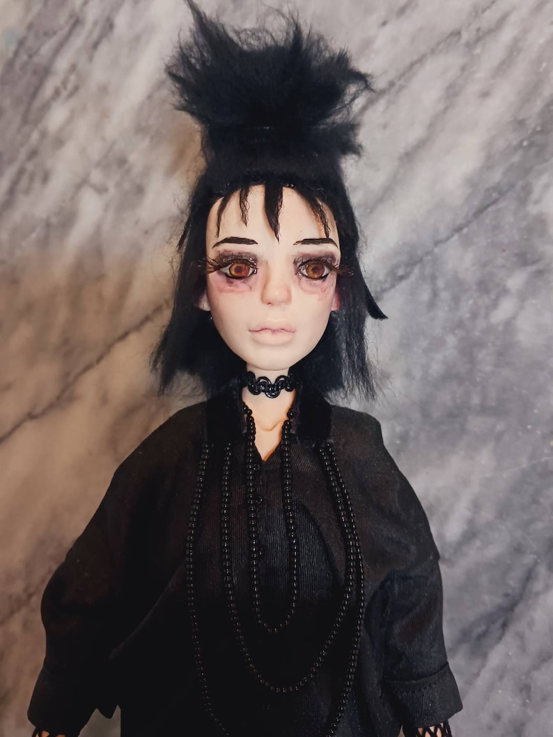 Lydia Deetz Beetlejuice OOAK Art Doll - Etsy