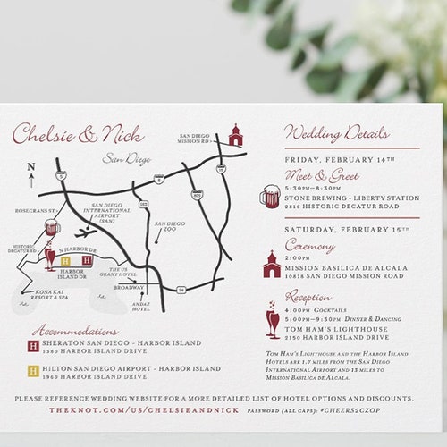 Elegant Calligraphy Wedding Program Template Black and White | Etsy