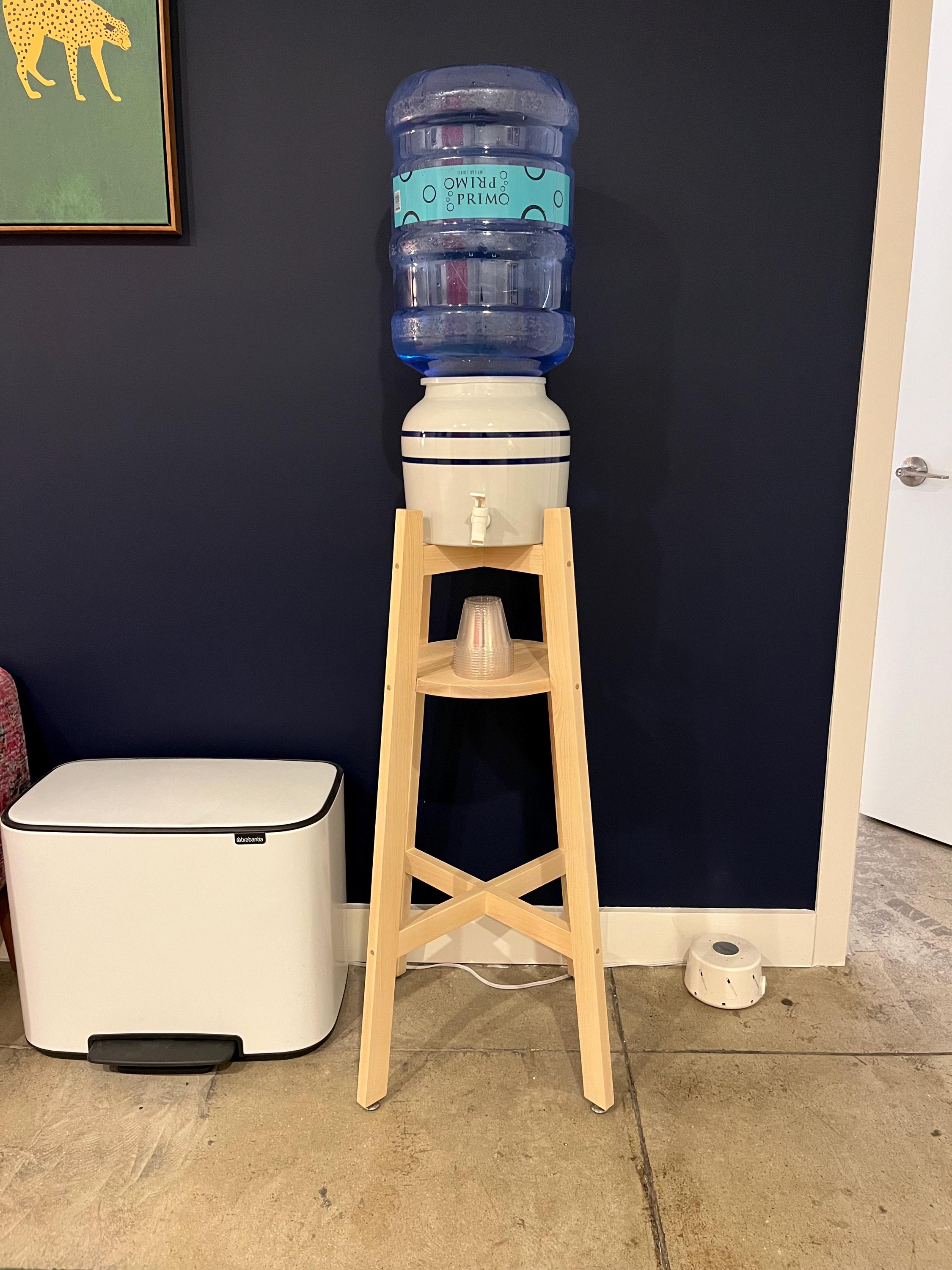 Hardwood Maple Water Cooler Stand - Etsy