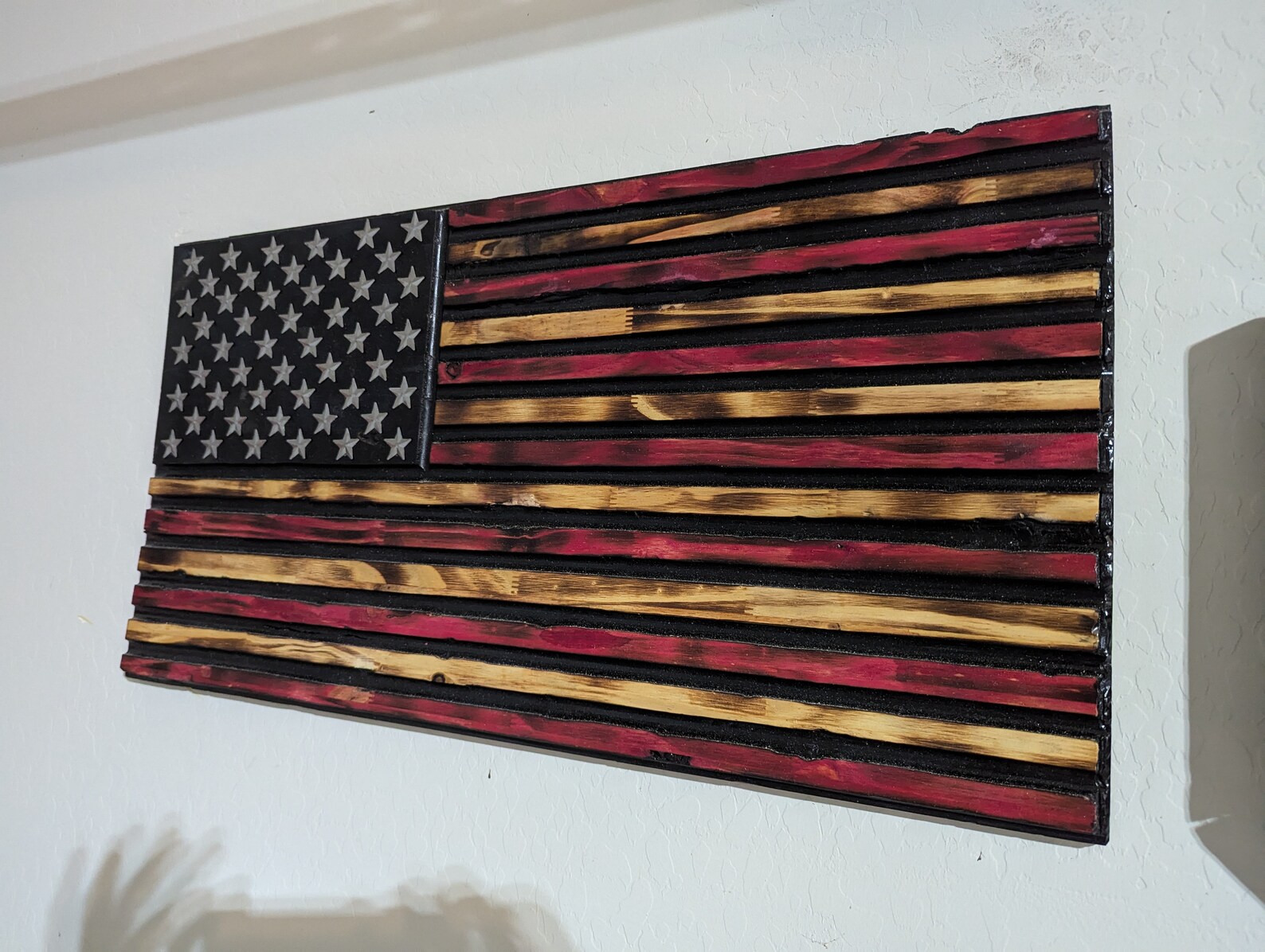 Handmade Wooden Flags Customizable - Etsy