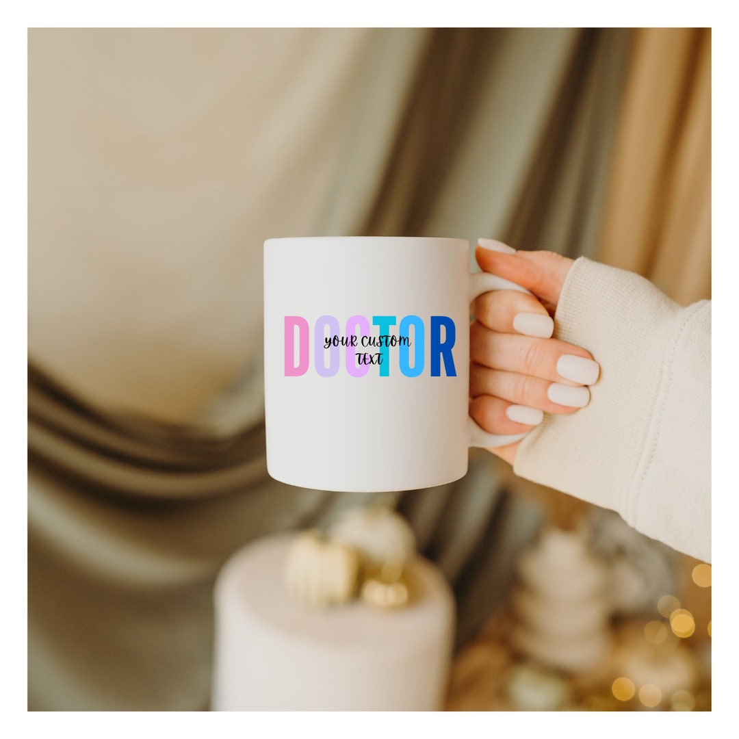 Custom Dr Coffee Mug • Gift for Doctor • Medical School Graduation Gift ...