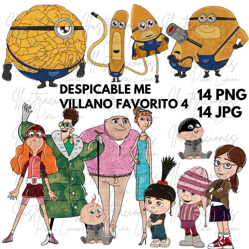 Despicable Me 4 Png Jpg, Mi Villano Favorito 4 Png Jpg Clipart ...