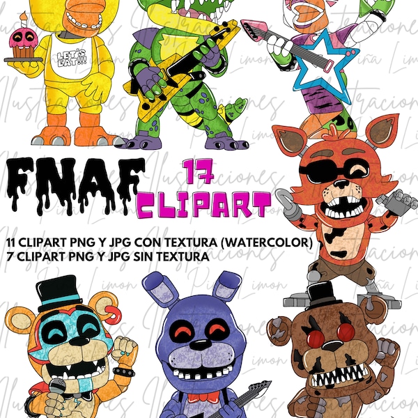 Five nights at freddy's papercraft - Etsy México