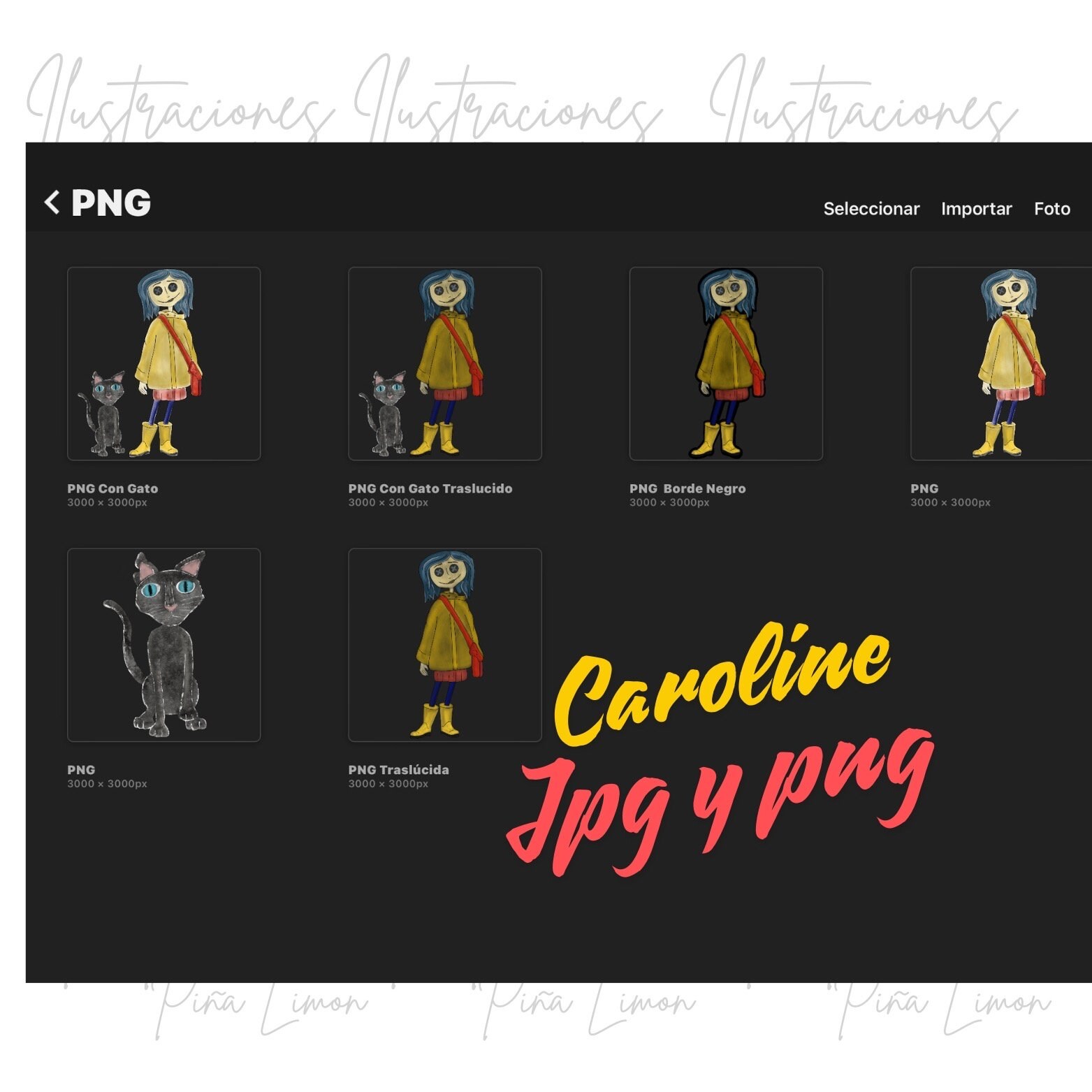 Caroline PNG Imágenes Con Gato, Clipart PNG Clipart JPG Acuarela ...