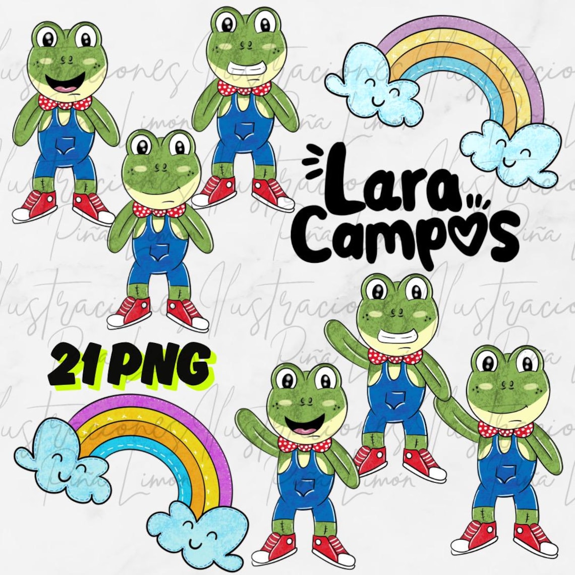 Rana René Lara Campos 21 PNG Clipart , Watercolor Digital Download Rana ...