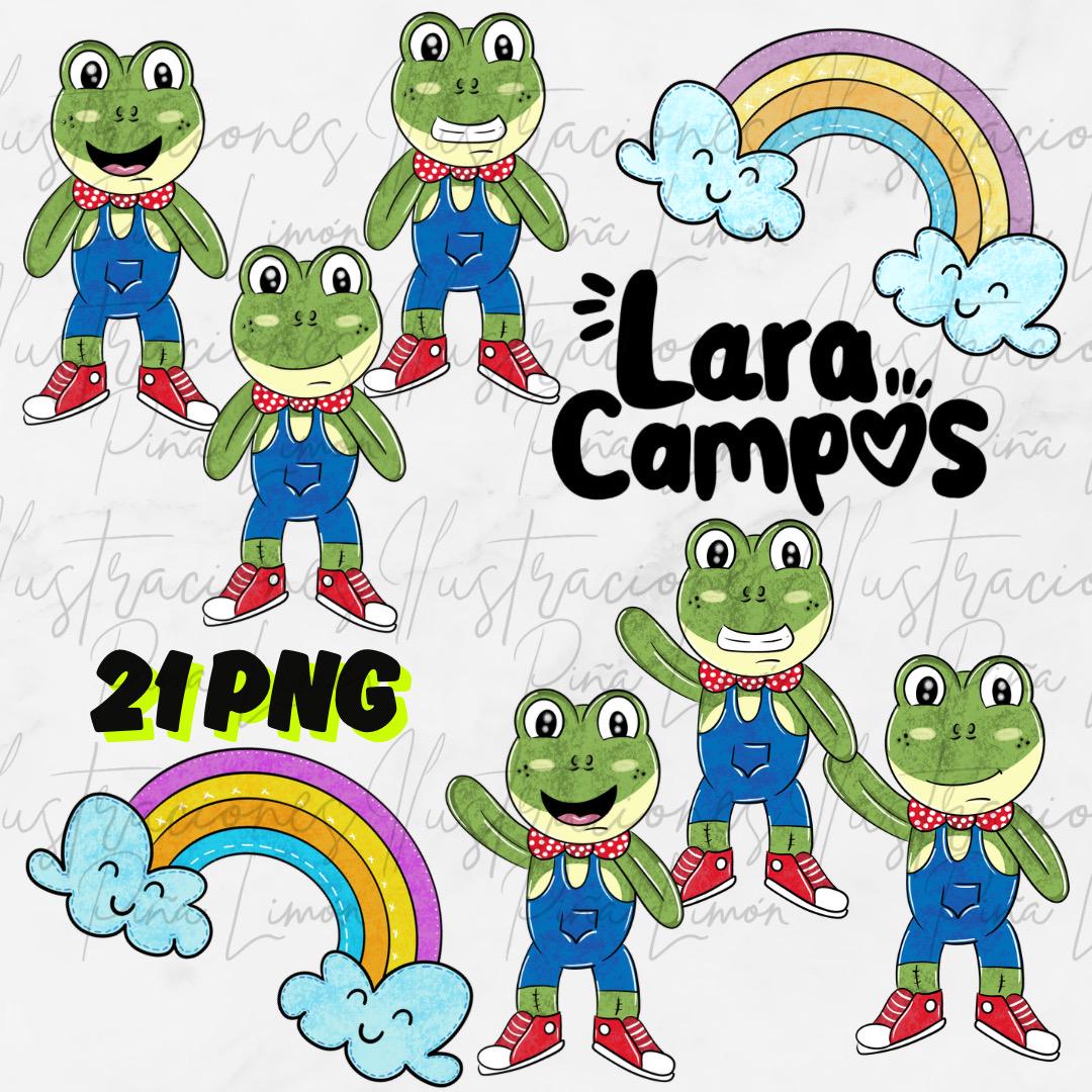 Rana René Lara Campos 21 PNG Clipart , Watercolor Digital Download Rana ...