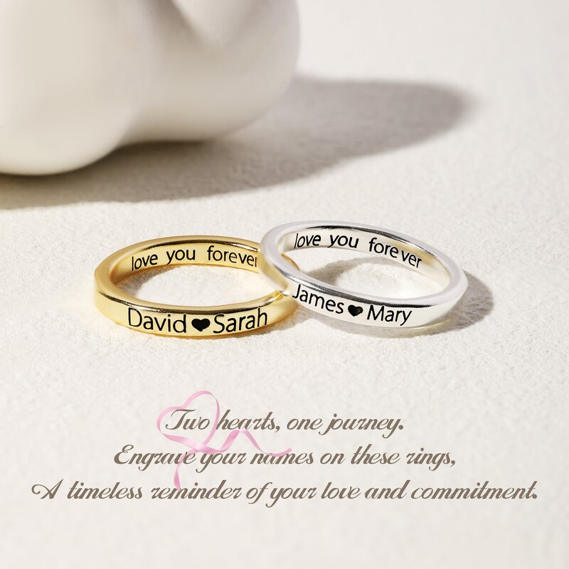 Engraved Ring - Etsy