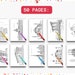 World Wonders Coloring Pages | Stress Relief 50 Pages | Educational ...