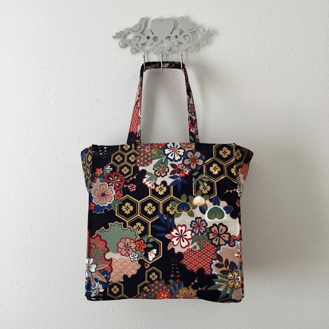 Japanese Tote Bag Golden Elegance TIGHT 'N' TIDY Tote | Etsy