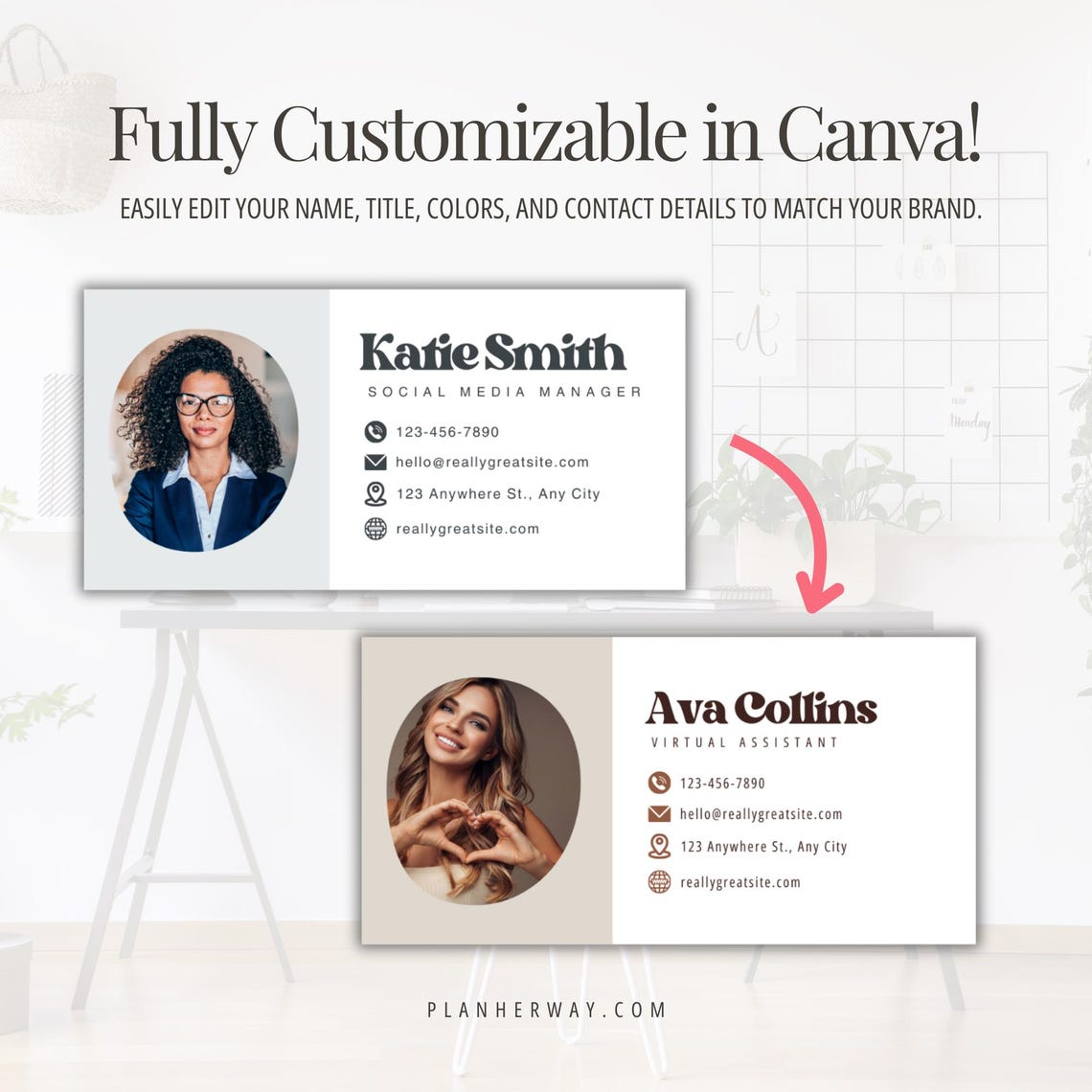 Email Signature Template | Editable Gmail Email Signature | Teacher ...