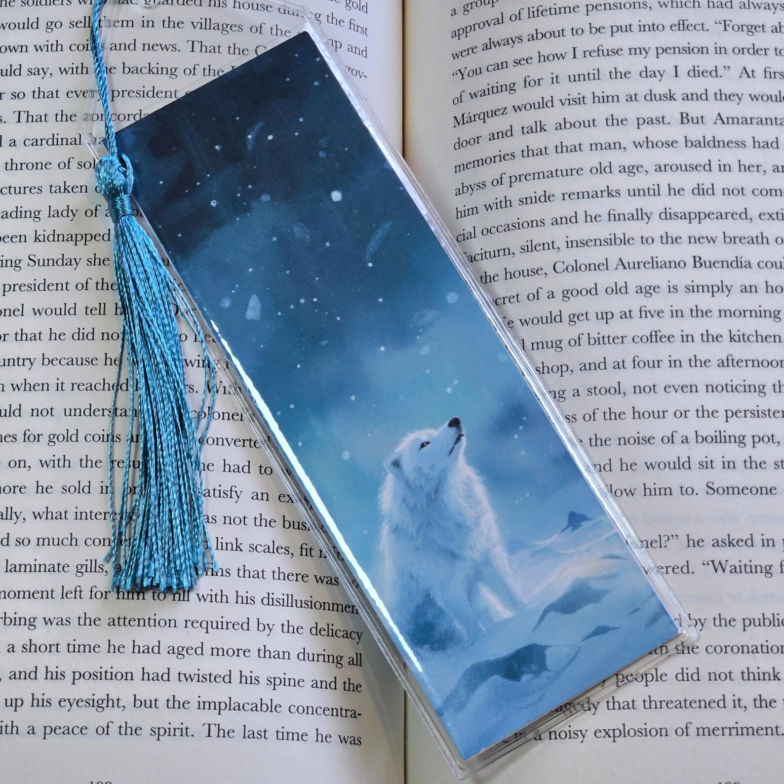 Arctic Animal Winter Bookmark, Gift for Readers - Etsy