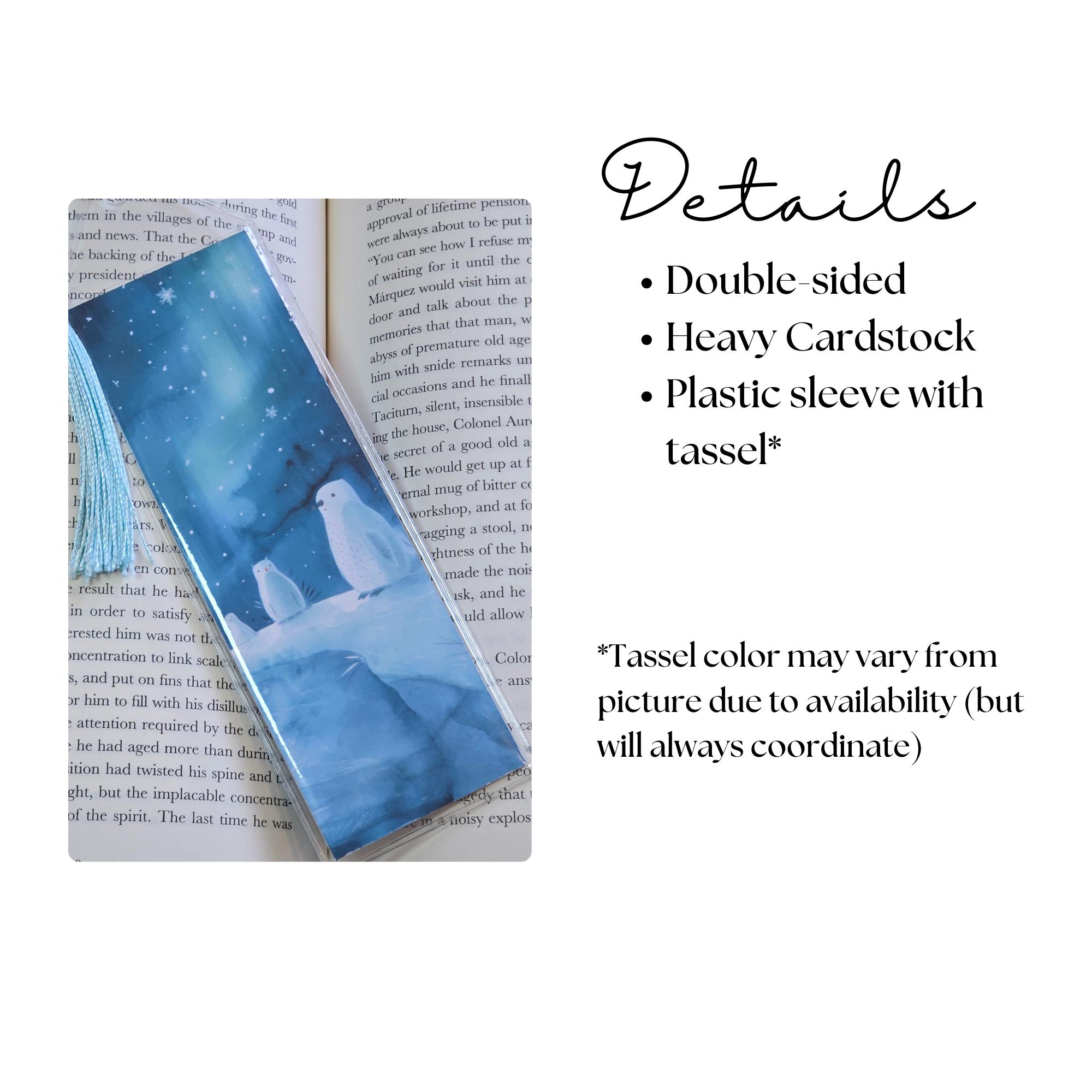 Arctic Animal Winter Bookmark, Gift for Readers - Etsy