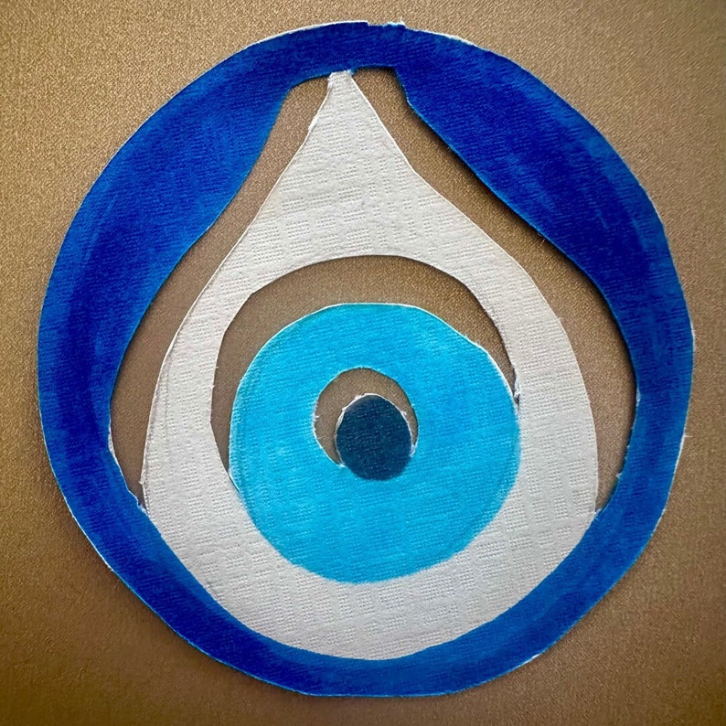 Evil Eye Papercut - Etsy