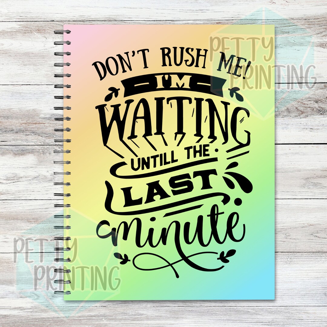 Procrastination Rainbow Pastel Planner PDF - Undated - Printable - A4 ...