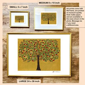 Evil Eye Wall Hanging Apple Tree Art Print for Wall Decoration for ...
