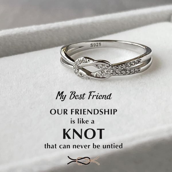 Best Friend Infinity Ring - Etsy