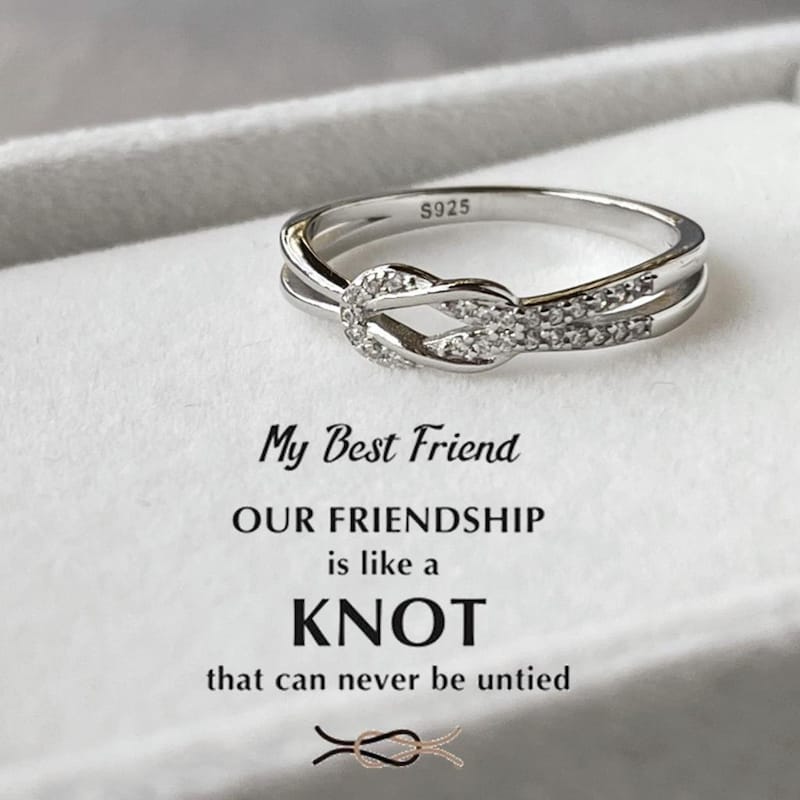 Best Friend Infinity Ring - Etsy