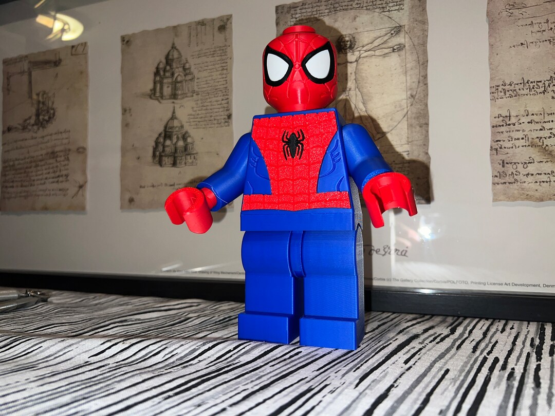 3D Printed Big Brix Spider-man - Etsy