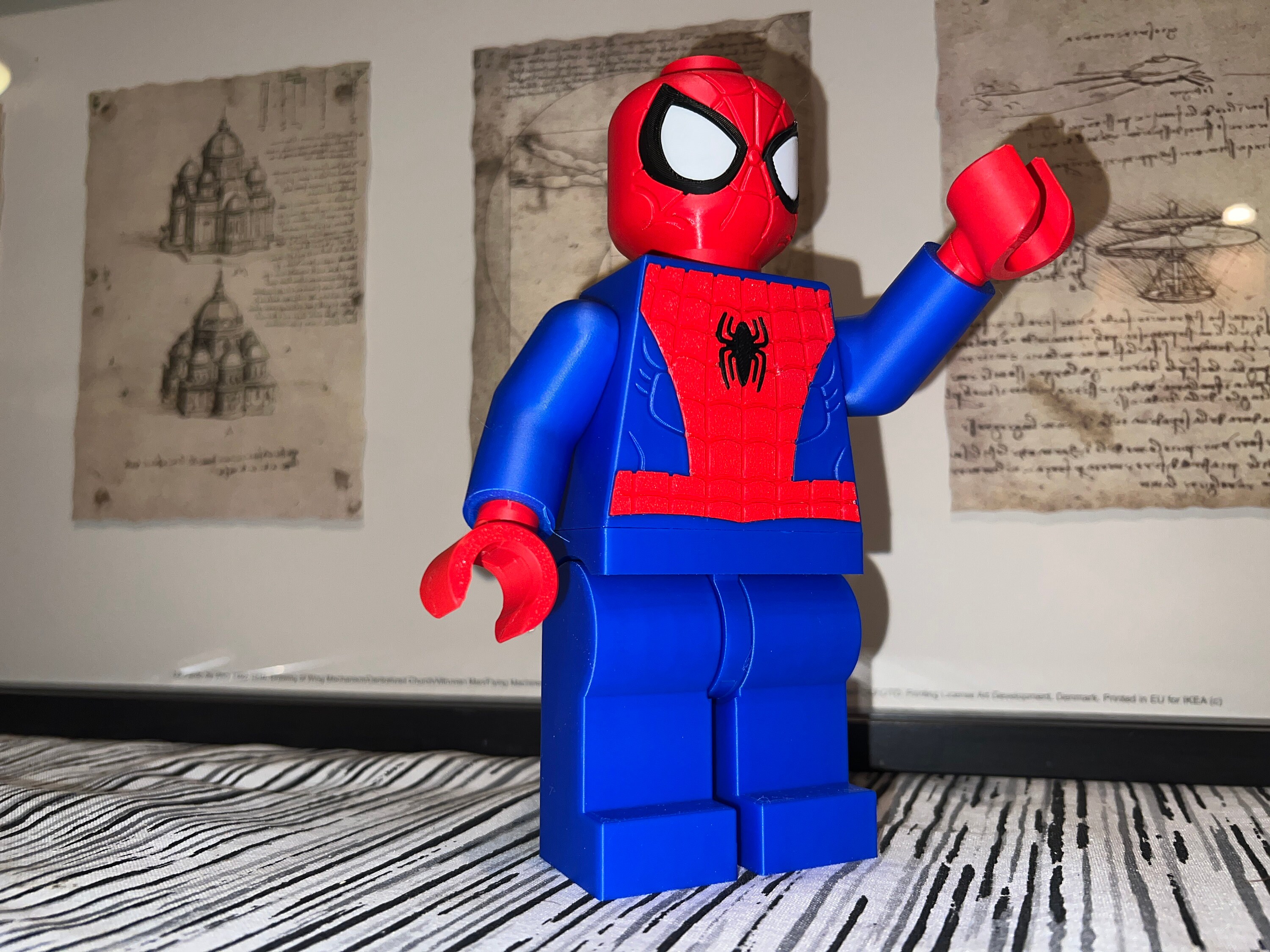 3D Printed Big Brix Spider-man - Etsy