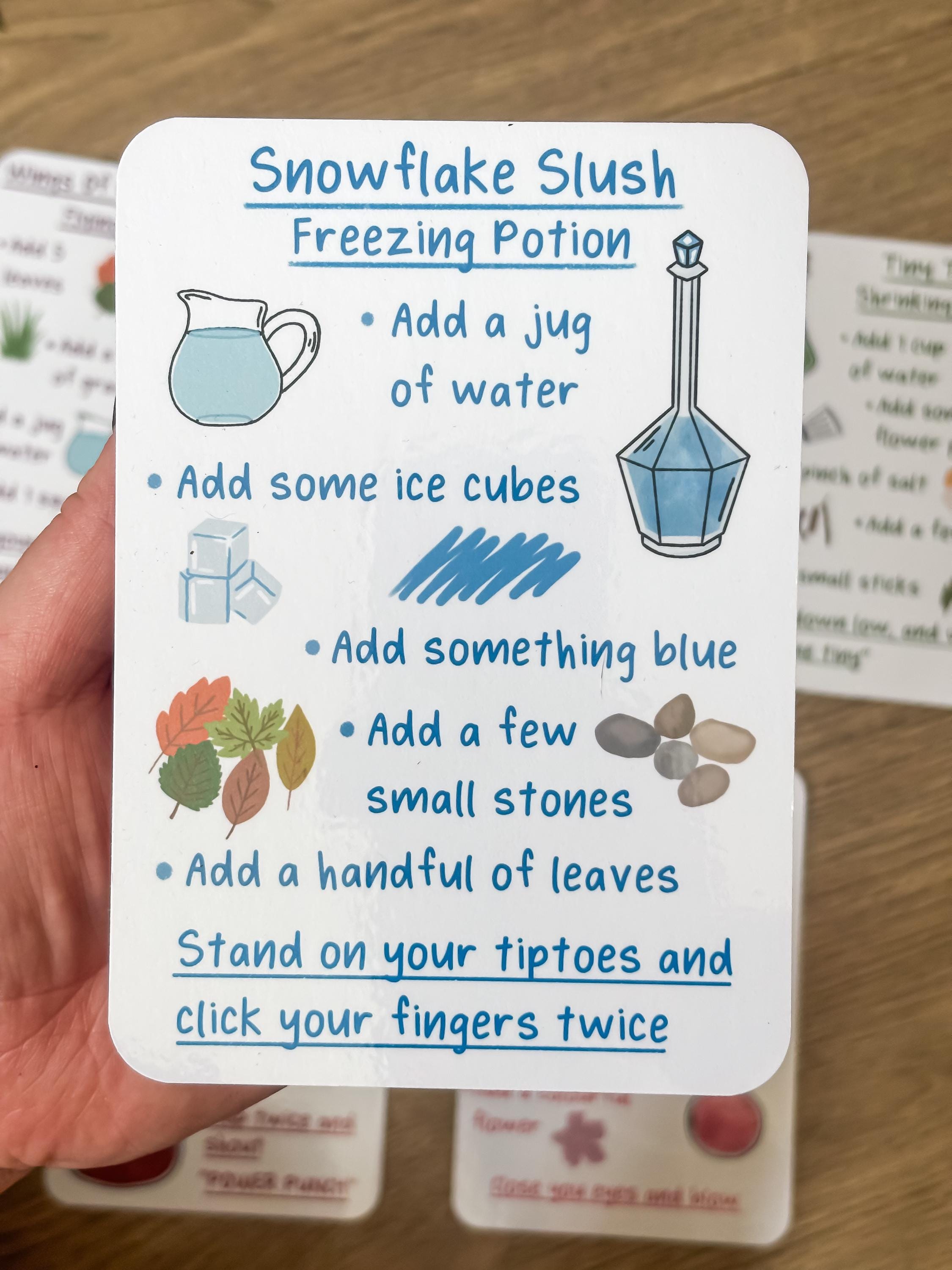 Printable Potion Recipe Cards: Mud Kitchen Outdoor Play (digital ...