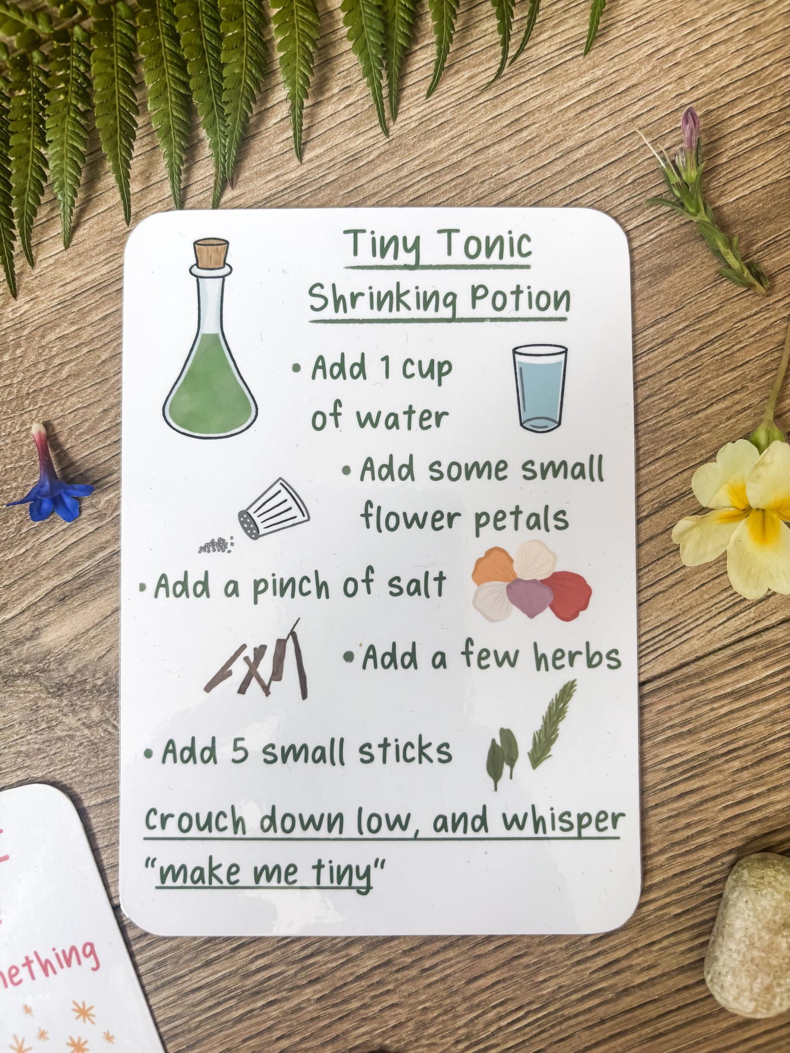 Printable Potion Recipe Cards: Mud Kitchen Outdoor Play (digital ...