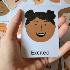 Emotion Flash Cards, Preschool Feelings Printable Flash Cards ...