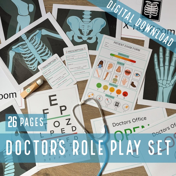 Kids Doctor Role Play - Etsy UK