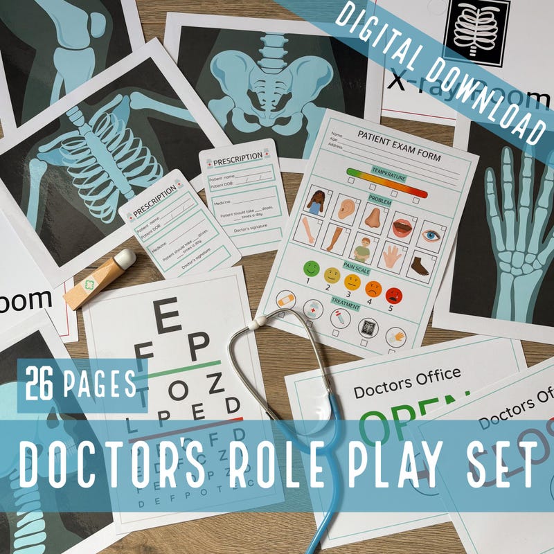 Kids Doctor Role Play - Etsy UK