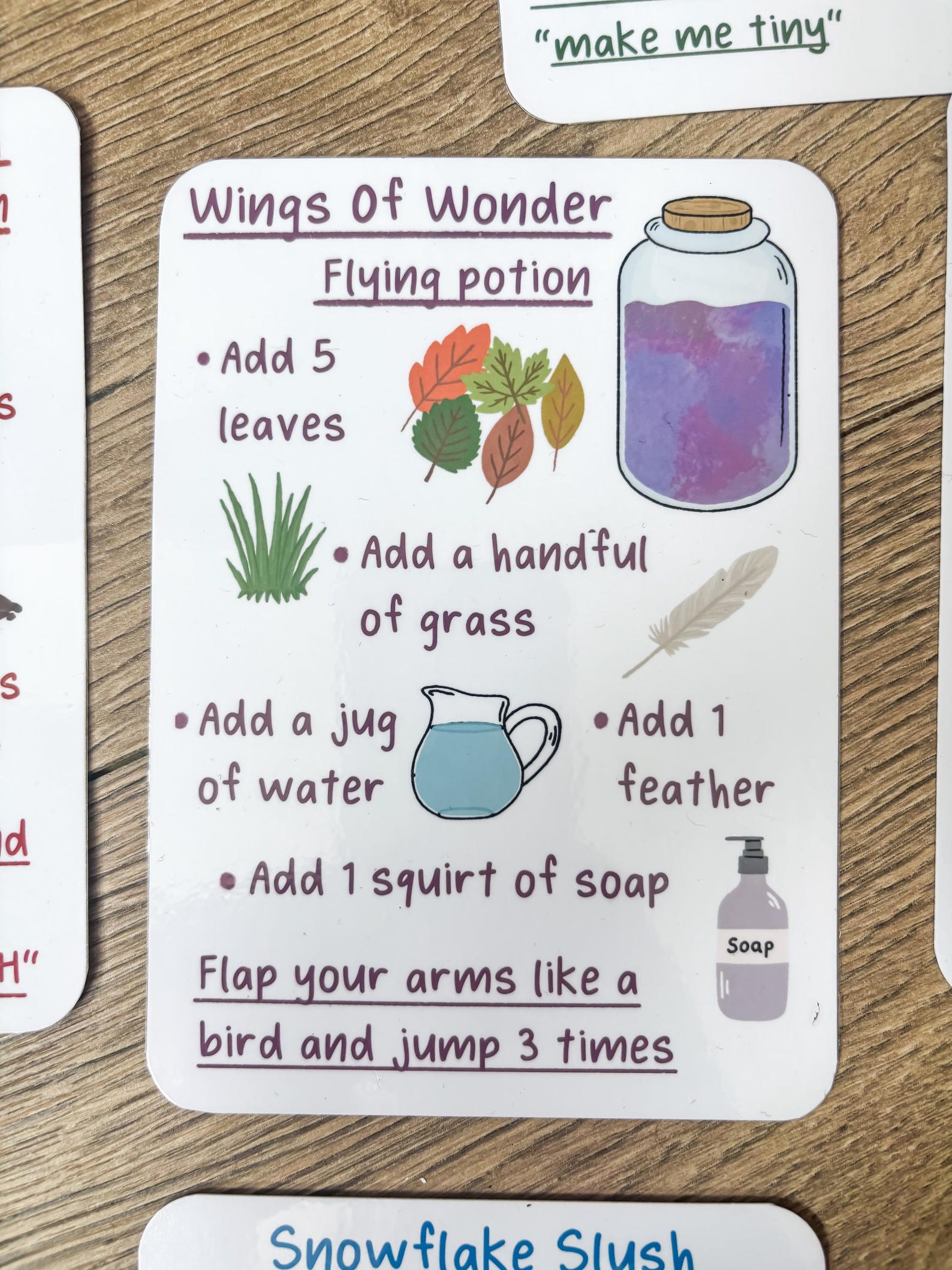 Printable Potion Recipe Cards: Mud Kitchen Outdoor Play (digital ...