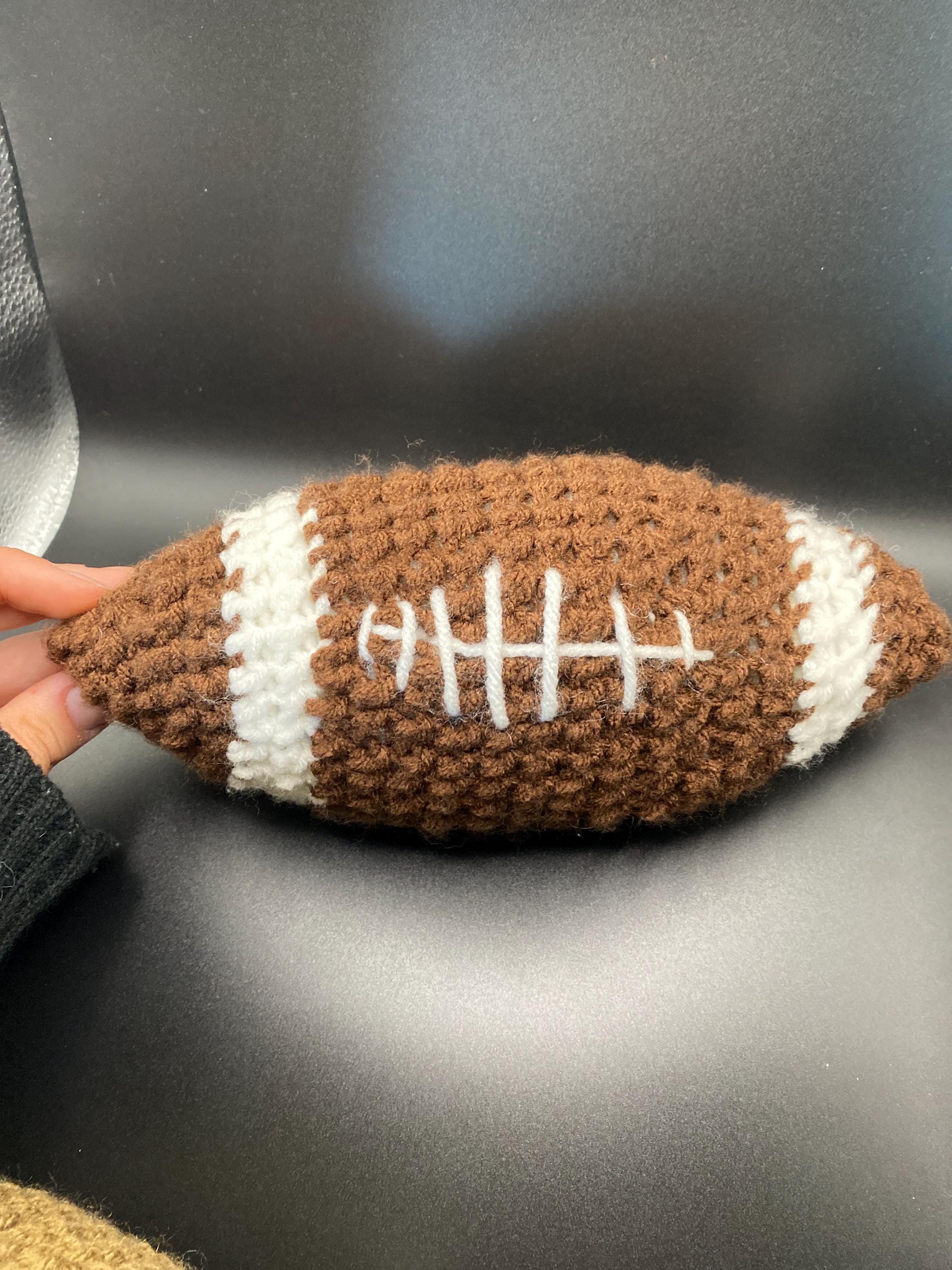 Football Season Handmade Gift, Crochet Football - Etsy
