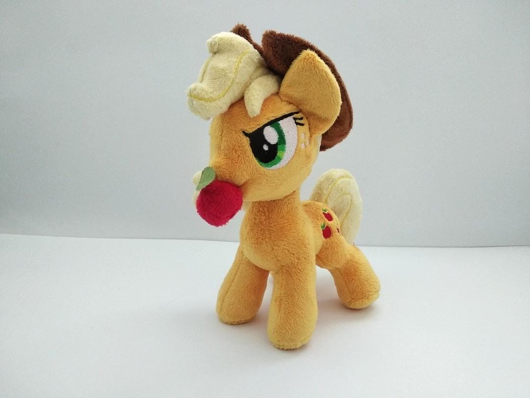 12 30 Cm Applejack Plush, My Little Pony Plush, Pony Stuffed Toy - Etsy