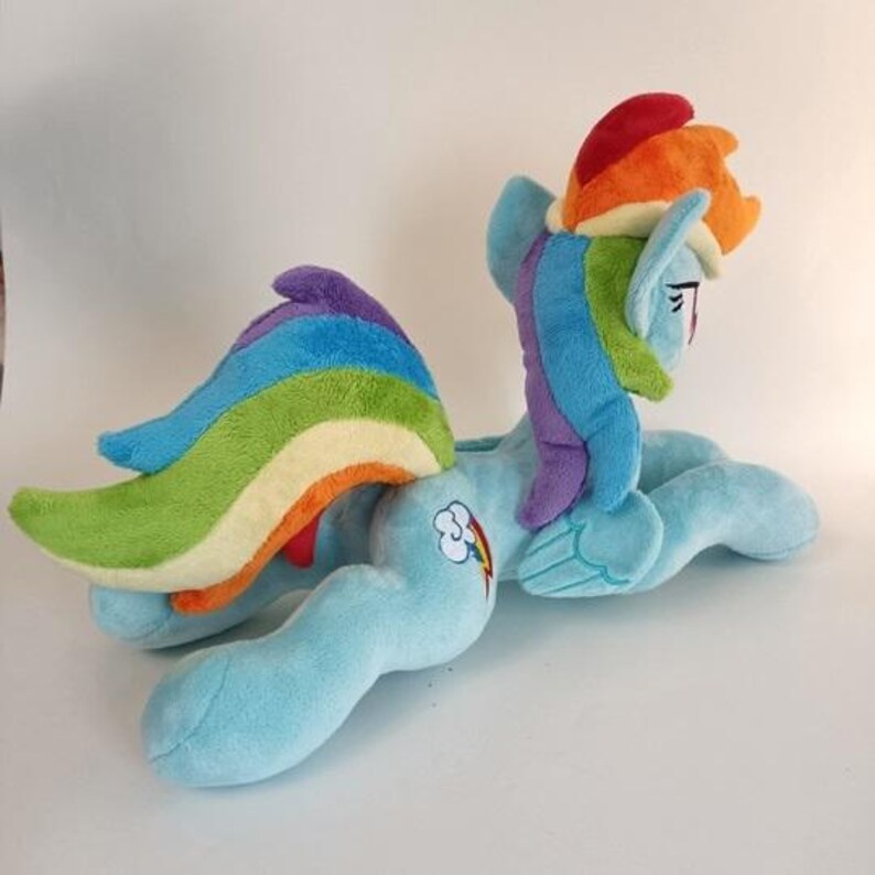 Rainbow Dash Plush, My Little Pony Plush, Pony Stuffed Toy - Etsy