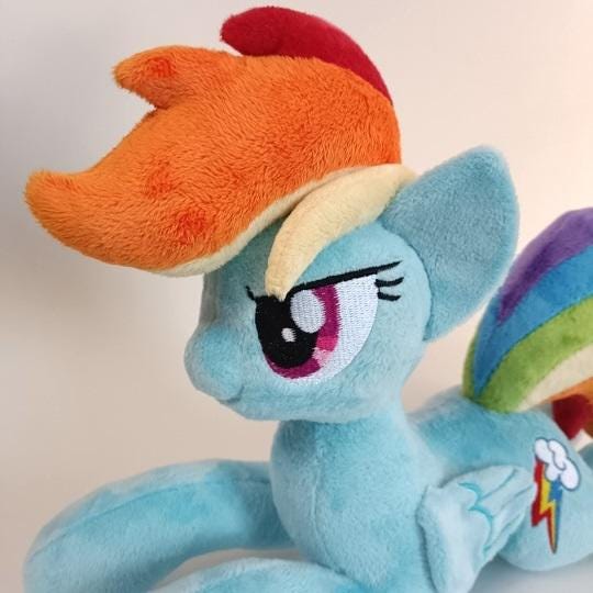 Rainbow Dash Plush, My Little Pony Plush, Pony Stuffed Toy - Etsy