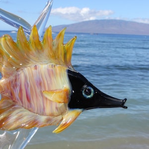 Long Nose Butterfly Fish Glass Sculpture - Etsy