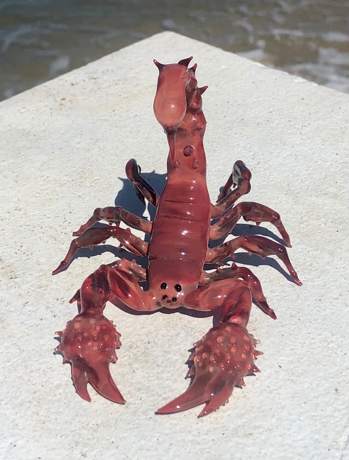 Scorpion Glass Sculpture - Etsy