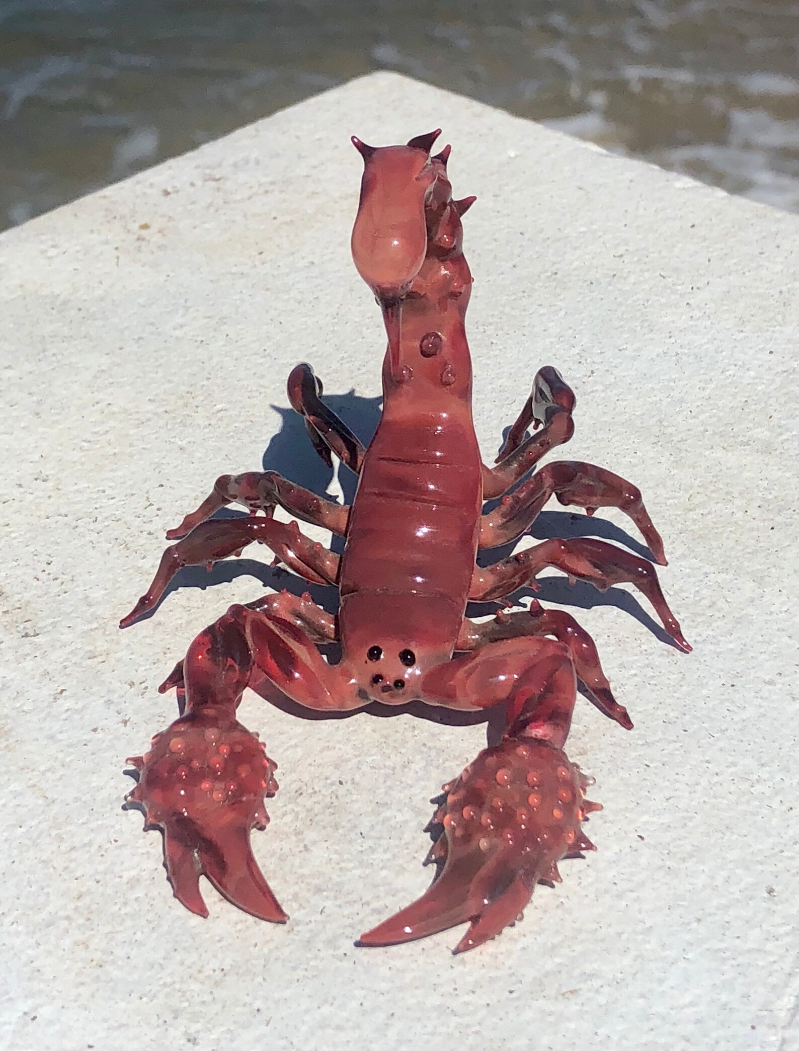 Scorpion Glass Sculpture - Etsy
