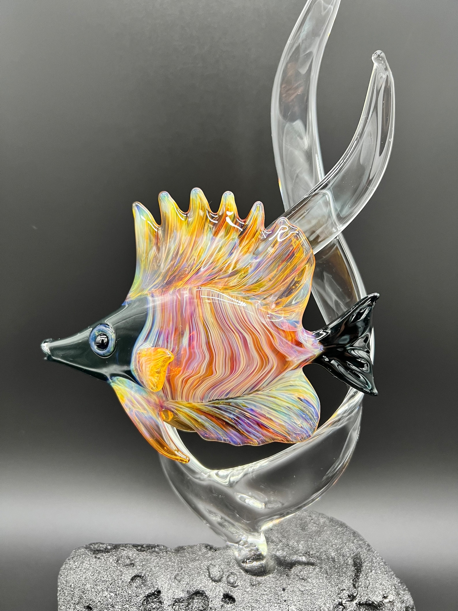Long Nose Butterfly Fish Glass Sculpture - Etsy