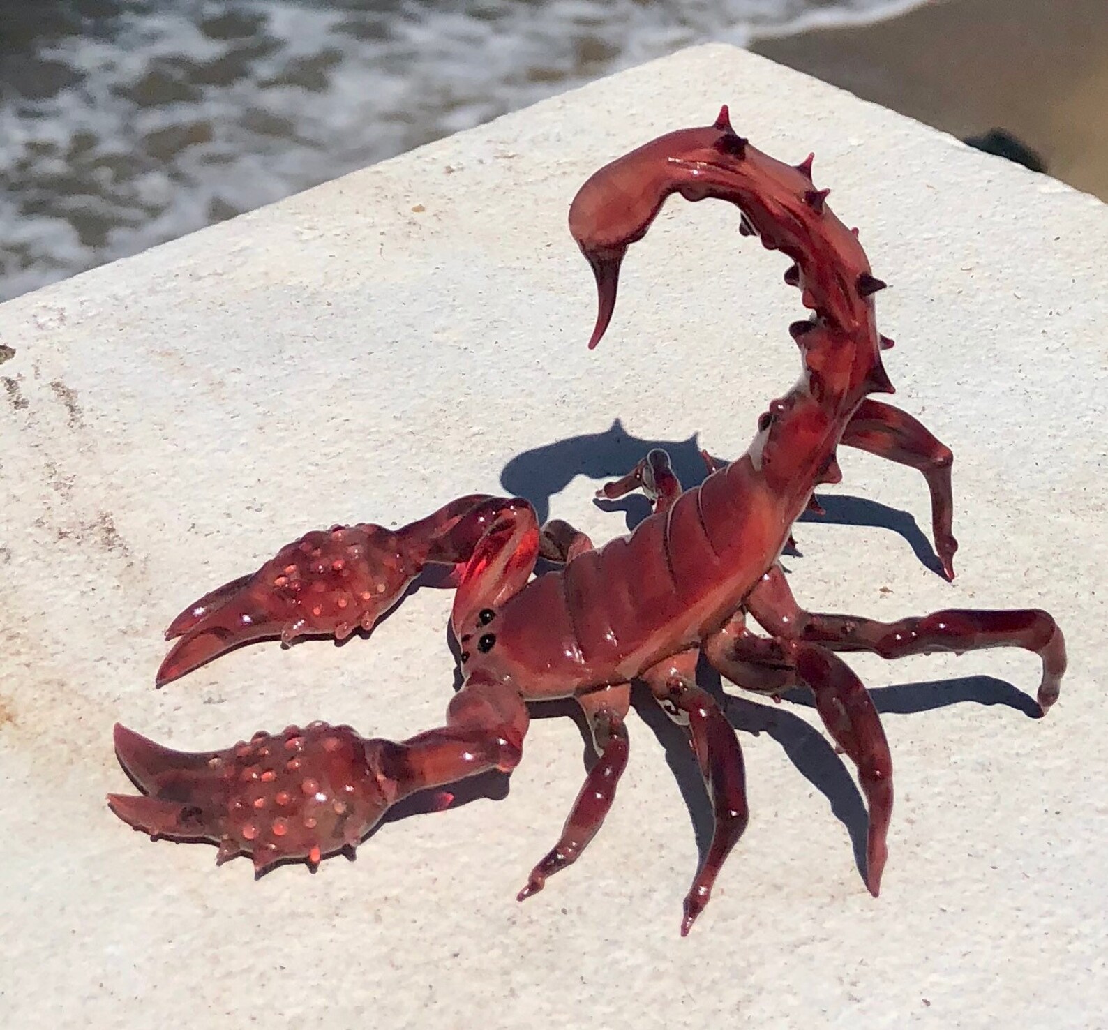 Scorpion Glass Sculpture | Etsy