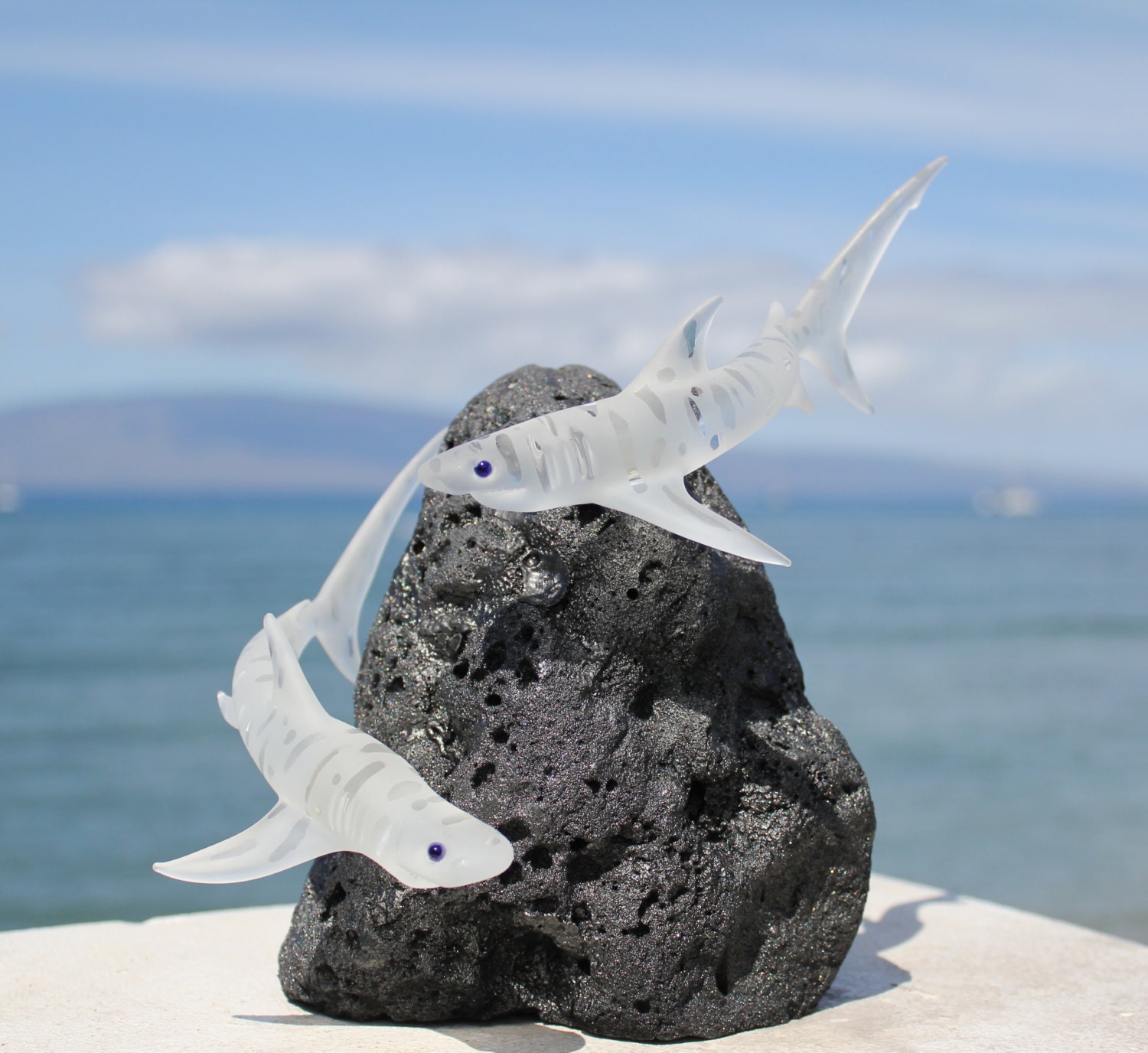 Tiger Shark Glass Sculpture | Etsy