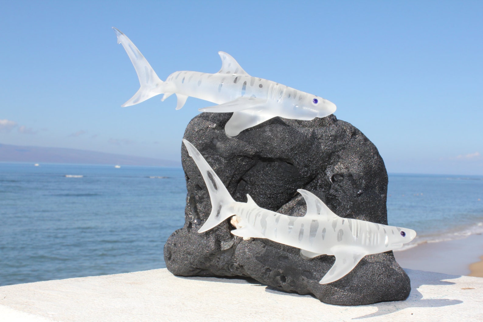 Tiger Shark Glass Sculpture | Etsy