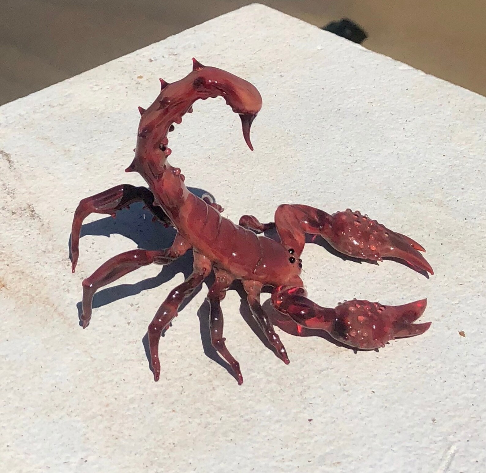 Scorpion Glass Sculpture - Etsy
