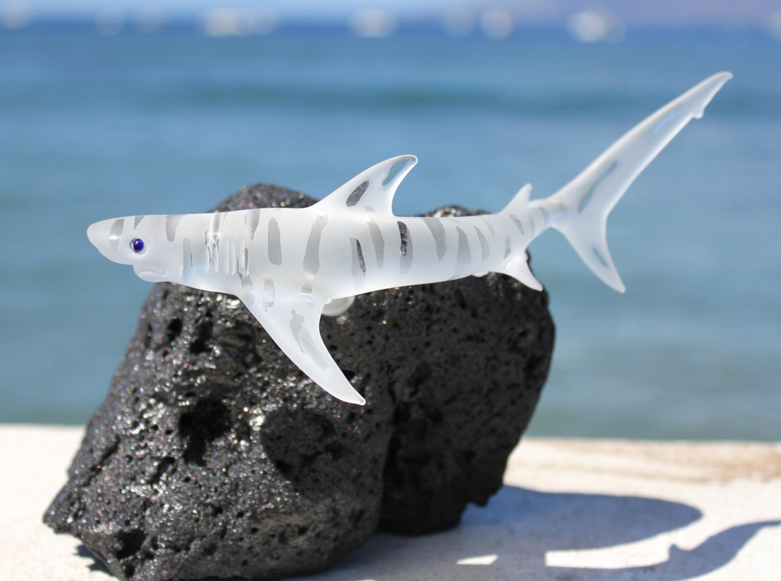 Tiger Shark Glass Sculpture - Etsy